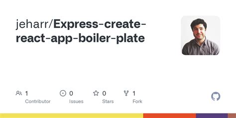 github jeharr express create react app boiler plate