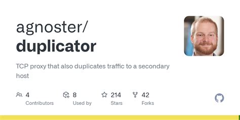 github agnoster duplicator tcp proxy that also duplicates traffic to