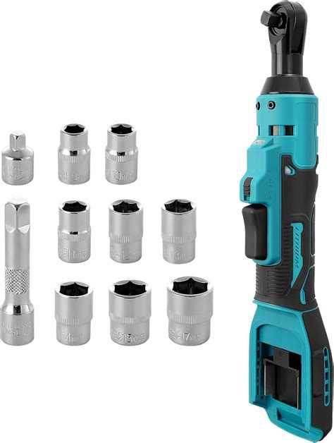 Cordless Ratchet Wrench Kit For Makita 18v Battery 45 Ft Lbs 3 8