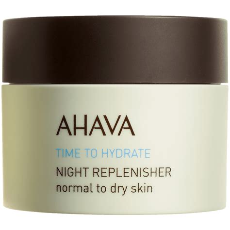 Ahava Time To Hydrate Night Replenisher Normal To Dry Skin 1.7 Oz / 50 ...