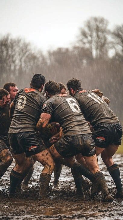 Free Muddy Rugby Match Image Rugby Mud Teamwork Download At Stockcake