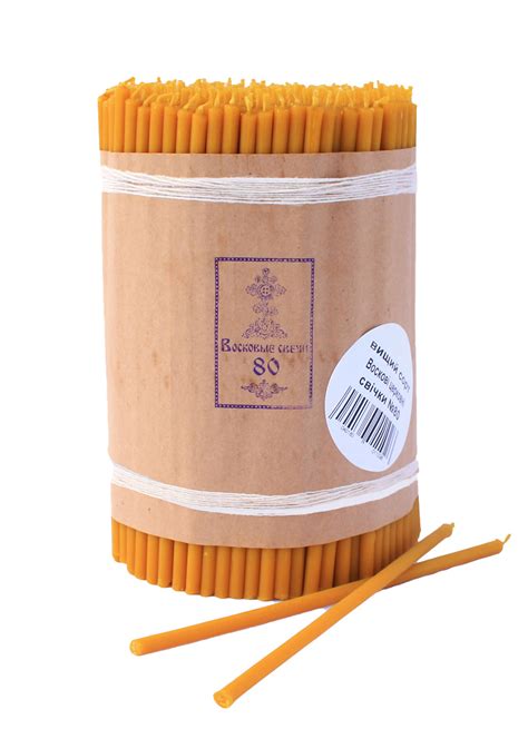 ᐉ Купить церковные свечи из воска • Высший сорт • Цена за упак 2 кг •525 грн • «candy Light