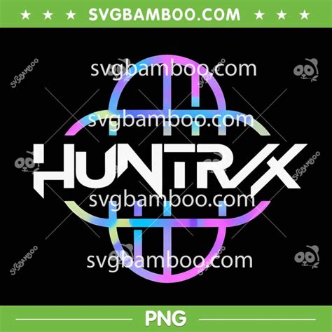 Huntrix Logo Png Kpop Demon Hunters Huntrix Logo Colorful