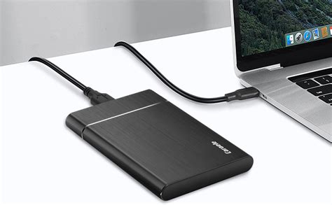 Caraele Disco Duro Externo Portátil Ultradelgado De 320 Gb Usb 30 Hdd