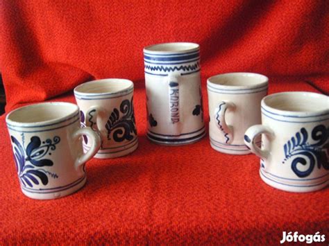 Korondi Kézműves Bögrék és Korsó 1991 Ből Szentendre Gyűjtemények Jófogás