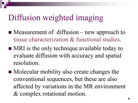 DIFFUSION PERFUSION R MRI Ppt