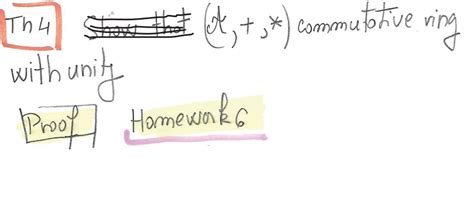 we must prove that a is a commutative ring