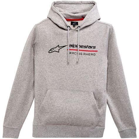 Pull Linear Race Alpinestars Gris Maxxessfr Sweat Et Vestes