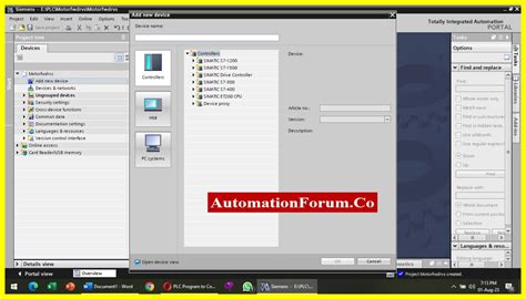 How To Use Siemens Tia Portal To Create Plc Ladder Logic For Three Phase Motor Forward And Reverse