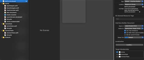 Ios Xcode Opens New Storyboards With No Screen Template Stack Overflow