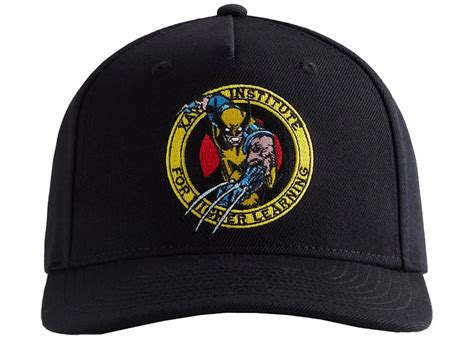 Kith X Marvel X Men Wolverine Pinch Crown Snapback Hat Black Ph Mens