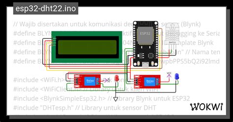 Pengkondisi Suhu Wokwi Esp32 Stm32 Arduino Simulator