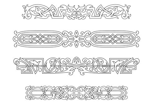Retro Ornaments And Borders 11214864 Vector Art At Vecteezy