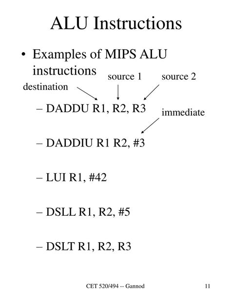 ppt the mips architecture powerpoint presentation free download id