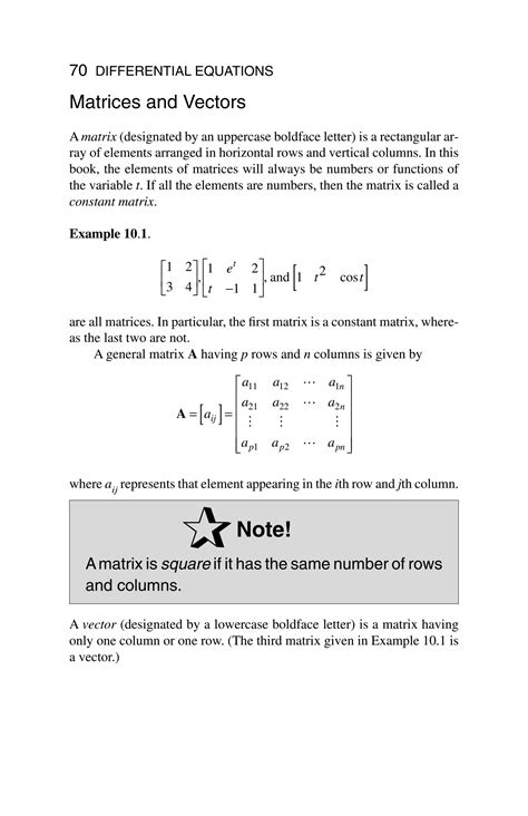 SOLUTION Matrices And The Matrix Exponential Studypool