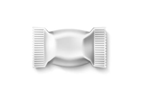 candy wrapper realistic cocoa sweet whi graphic by vectorbum