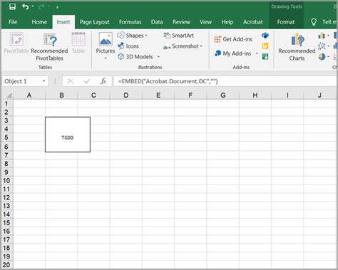 Cách đính kèm chèn file PDF Word PowerPoint vào Excel dễ dàng GenZ edu vn