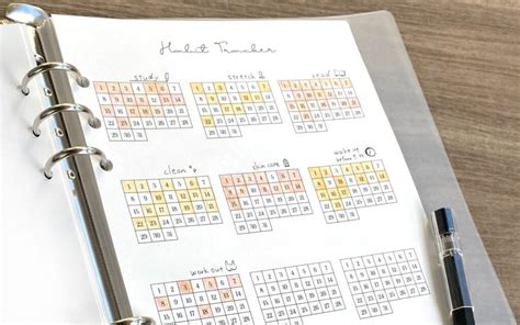 マンスリー 月間スケジュール表 カラー｜システム手帳リフィル テンプレート｜無料ダウンロード マイノート