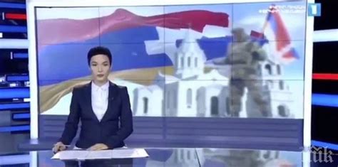 Водеща на новини в арменска телевизия се разплака в ефир четейки списък със загинали в Карабах