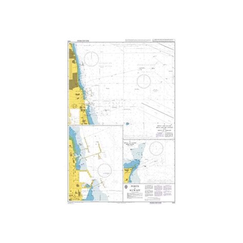 Carte Marine Admiralty 1223 Ports Du Koweït