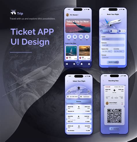 Ui Design Modern Ticketing App Behance Ui Design Modern Ticketing App Behance