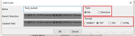 Robot Framework自动化测试教程 通过ride创建工程、测试套、测试用例、测试资源、变量文件，引入测试库ride导入变量文件snail哥的博客 Csdn博客