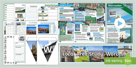 Worcester Local Area Study Resource Pack Teacher Made