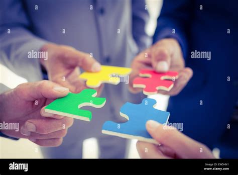 Business Team Solving A Problem Stock Photo Alamy