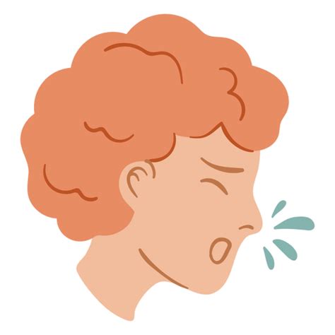 Flacher Husten Des Kranken Jungen Png Und Svg Design Für T Shirts