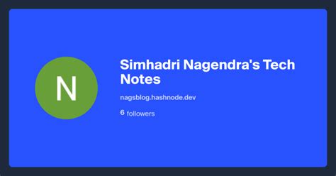 Nagendra Simhadri On Linkedin Simhadri Nagendras Tech Notes