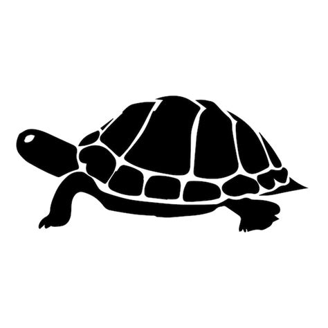 Premium Vector Turtle Vector Illustration Silhouette