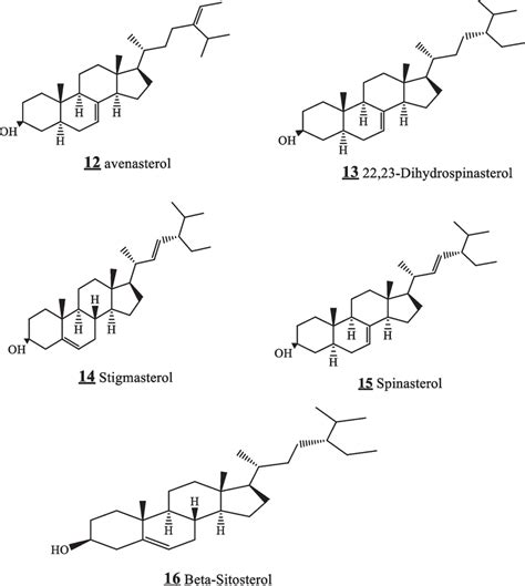 Some Of The Phytosterols Isolated In The D Ambrosioides Download