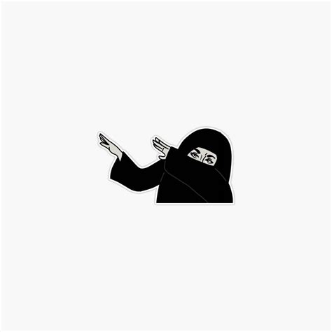 Onim Dabbing Hijabi 2 Sticker Phone Decal Water Bottle Stickers Car Decals Funny Birthday