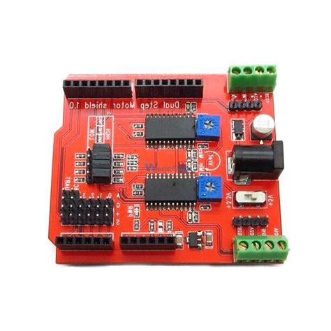 Dual Step Motor Driver Shield For Arduino Io Pwm Cnc 3 3v 5v With A3967chips Satistronics
