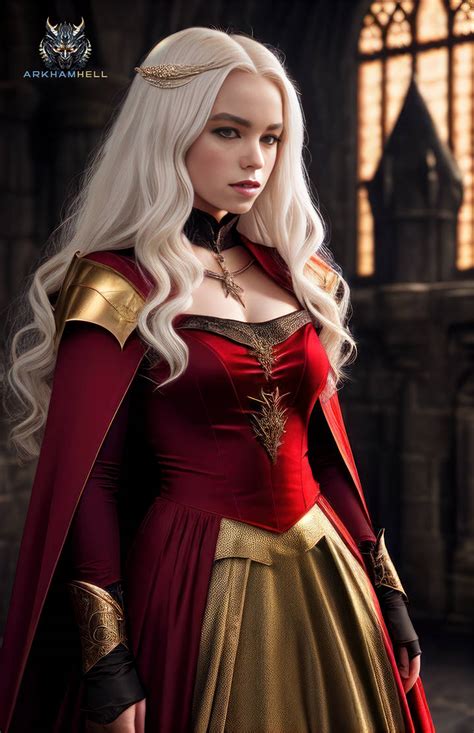 Milly Alcock Rhaenyra Targaryen By Arkhamheii On Deviantart