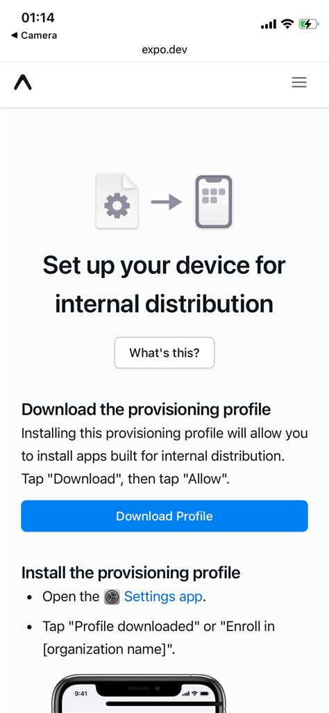 Create And Run A Cloud Build For Ios Device Expo Documentation