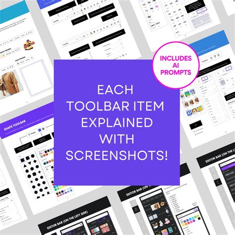 Canva Guide Pdf Canva Guide For Beginners Canva Toolbar Guide How To