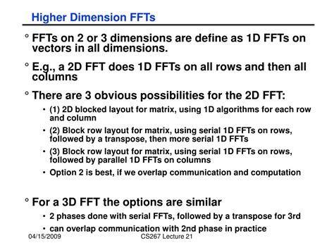ppt parallel spectral methods solving elliptic problems with ffts