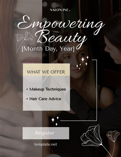 Salon Educational Flyer Template Edit Online And Download Example