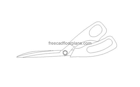 Scissors Free Cad Drawings
