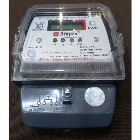 Ampro Anti Tamper Static Meter At Piece Static Meters In Nagpur ID