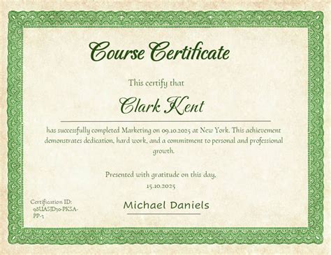 Certificate Generator Create Custom Certificates Fast