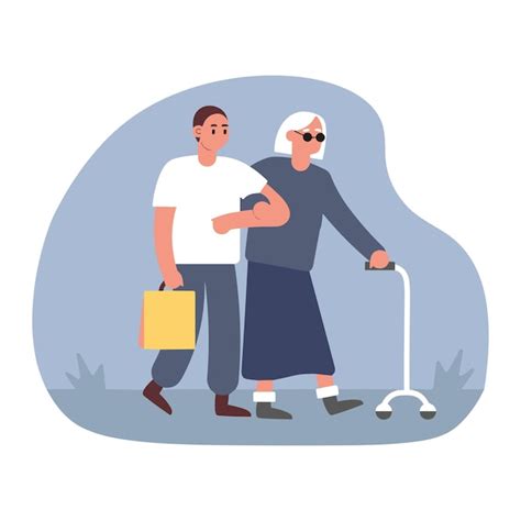 Premium Vector Communit Care Conceptvector Illustration Flat Design Style