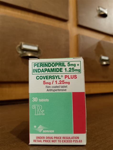Perindopril Indapamide Coversyl Plus 5mg 1 25mg Film Coated Table Meds For All