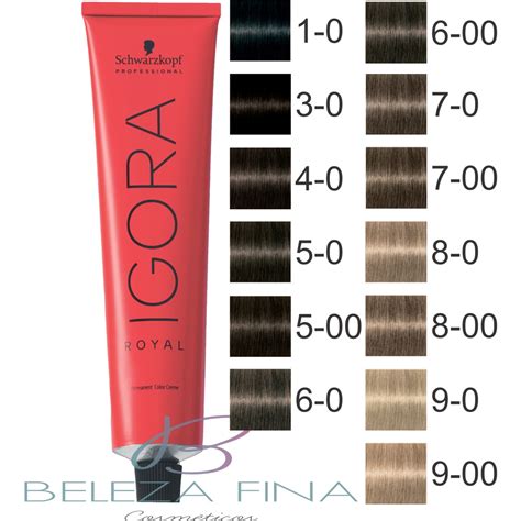 Coloração Igora Royal 60g Schwarzkopf Professional Escolha 1 0