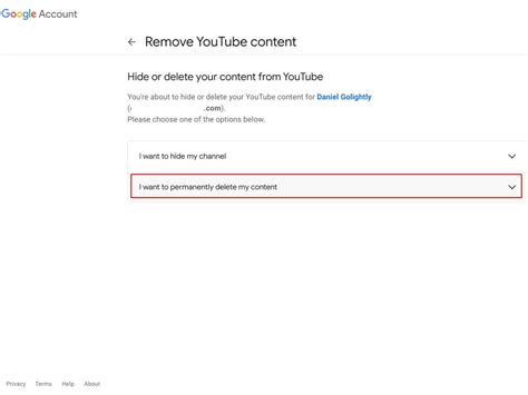 How To Delete Your YouTube Account