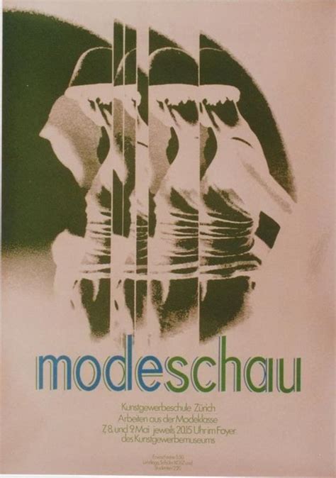 MODESCHAU ZURICH MUSEUM EXPO 1973 Original Plakat (Gebraucht) in Blonay für CHF 45 – mit ...
