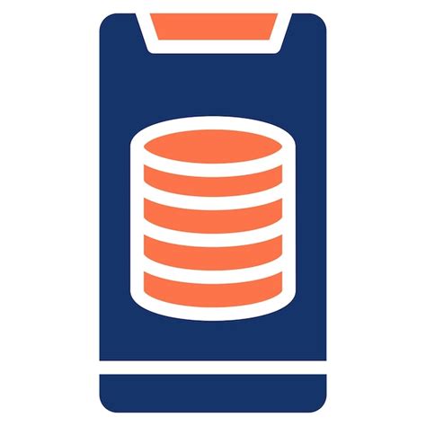 Premium Vector Smartphone Database Vector Illustration