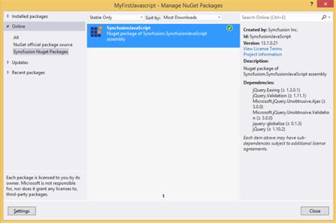 Using Syncfusion Essential JS Widgets In Your Application