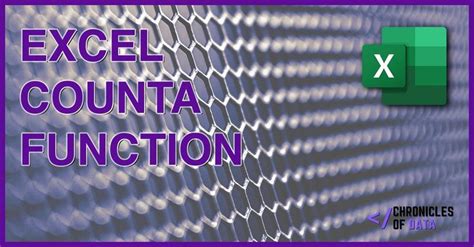 Excel COUNTA Function Count Non Empty Cells
